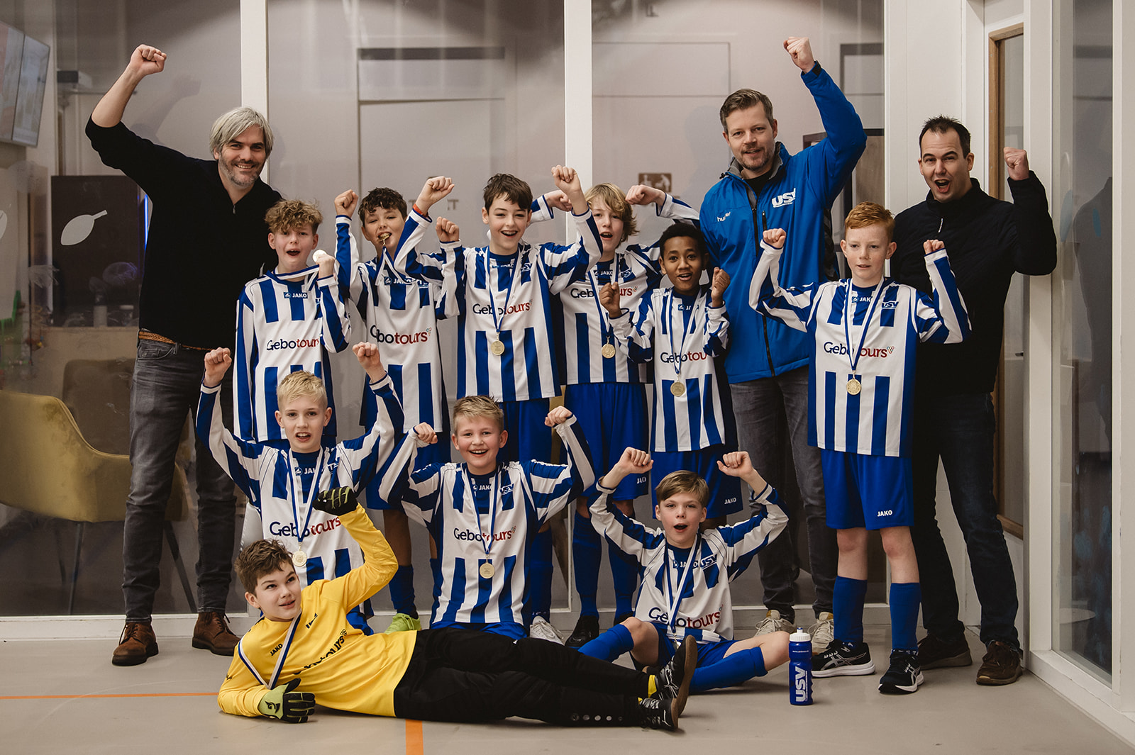 USV JO12-1 kampioen in de zaal! | Union SV